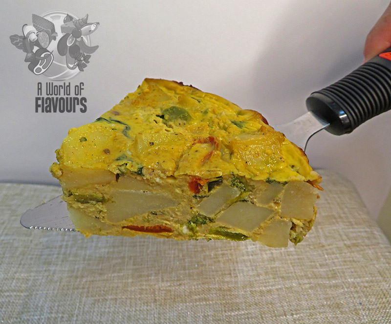 Crustless potato quiche – A World of Flavours – Recipes blog